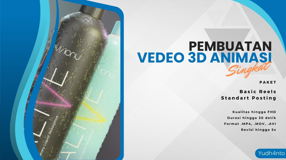 Video Animasi 3D untuk Produk Explainer, Produk Advertising, Product ...
