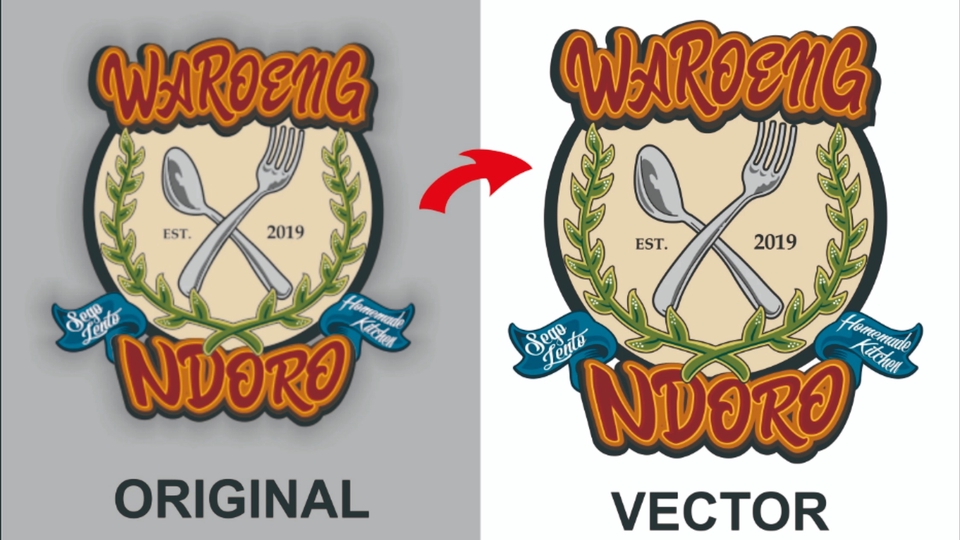 Convert image to vector, hapus background foto, foto editing