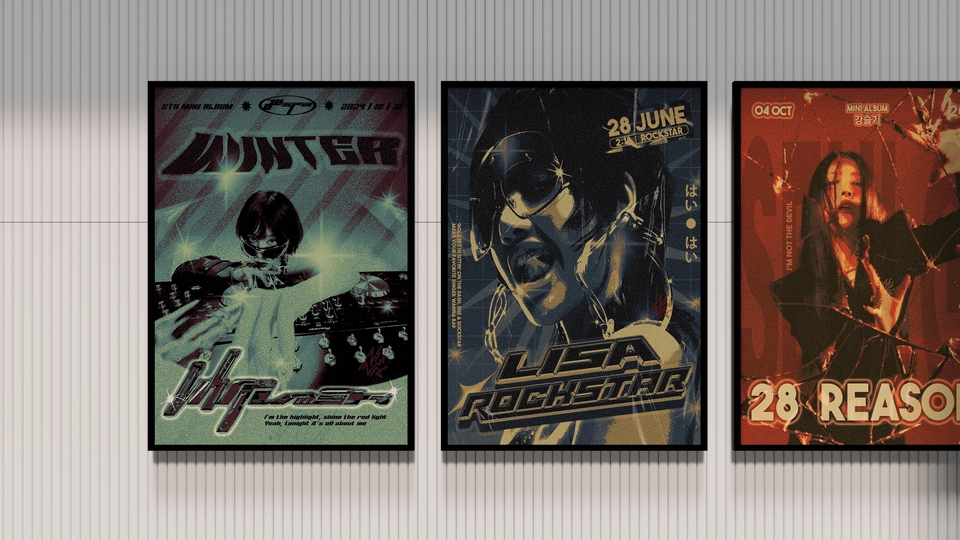 Poster Artist Gaya Modern (2 HARI SELESAI)