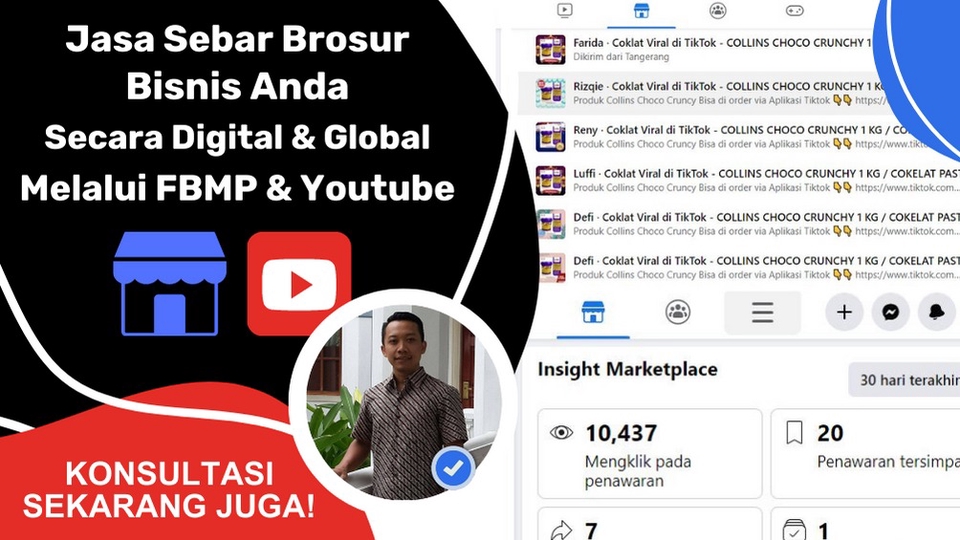 Jasa Sebar Brosur Usaha atau Bisnis Anda Secara Digital (Via FB ...