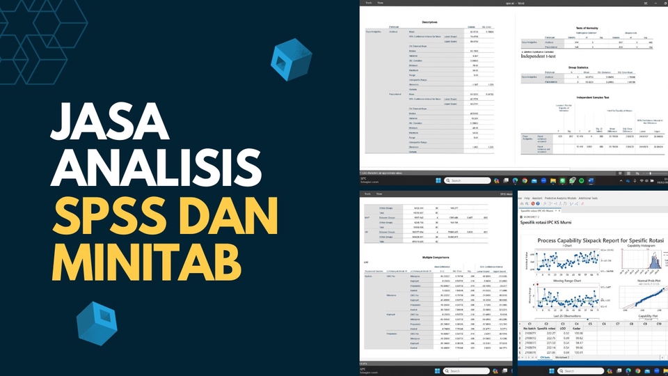 Jasa SPSS dan Minitab Mulai 60.000