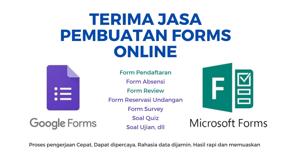 JASA PEMBUATAN FORM/QUIZ
