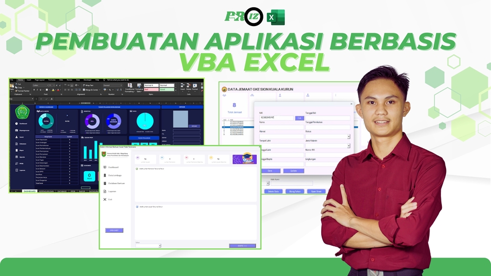 Pembuatan Aplikasi berbasis VBA Excel.