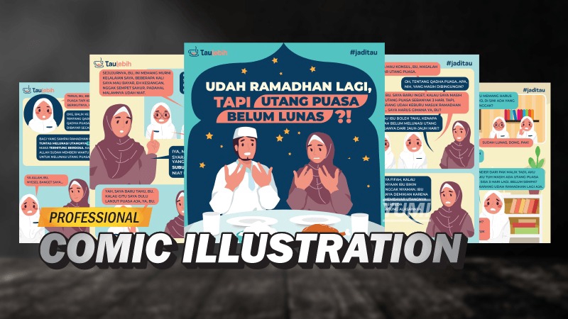COMIC ILLUSTRATION 2d vector