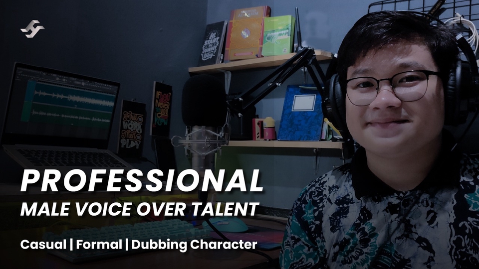 Professional Male Voice Over Talent Unlimited Revisions