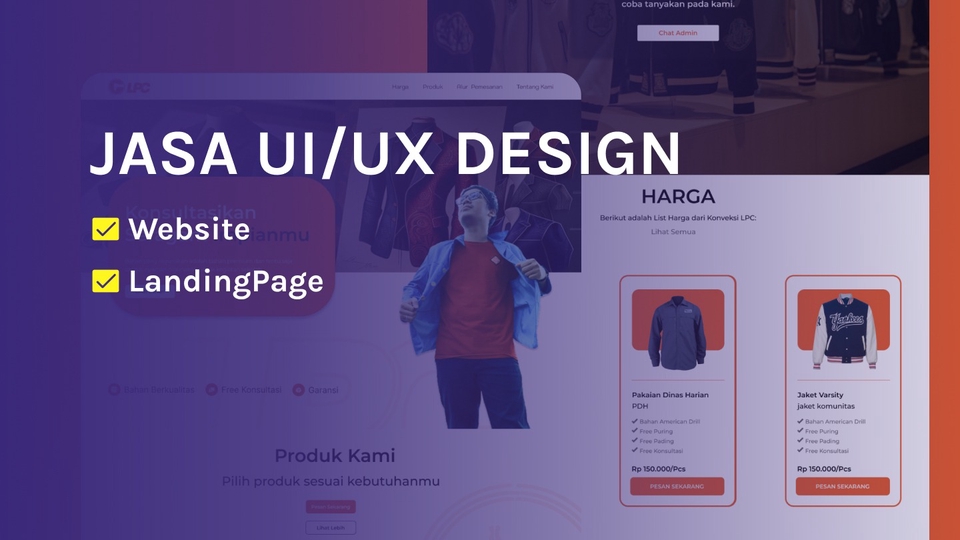 UI/UX Design - Website dan LandingPage