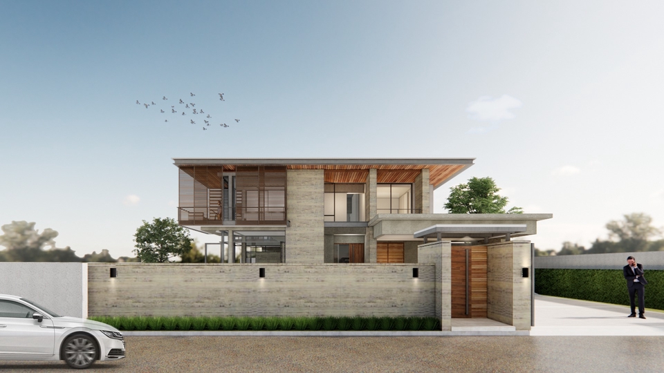 รับทำภาพ 3D Perspective Render