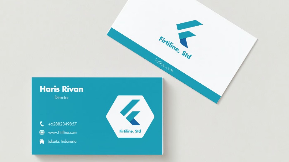 Desain Kartu Nama / ID Card Modern, Minimalist dan Profesional