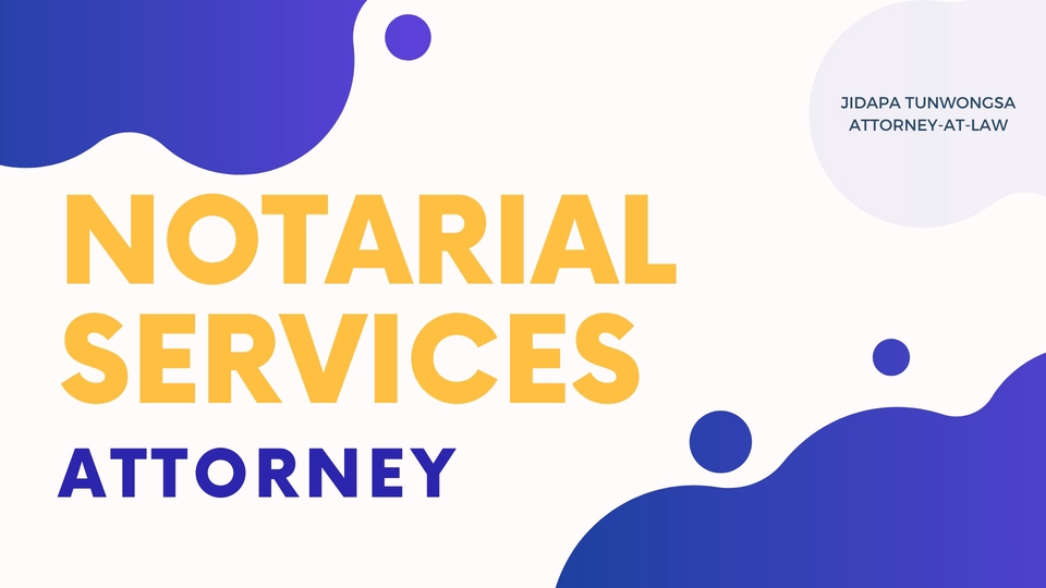 Notarial Service Attorney