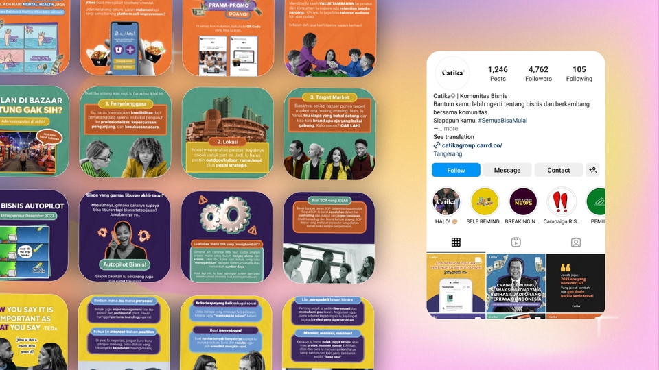 DESIGN KONTEN INSTAGRAM (FEEDS-STORY-COVER REELS)