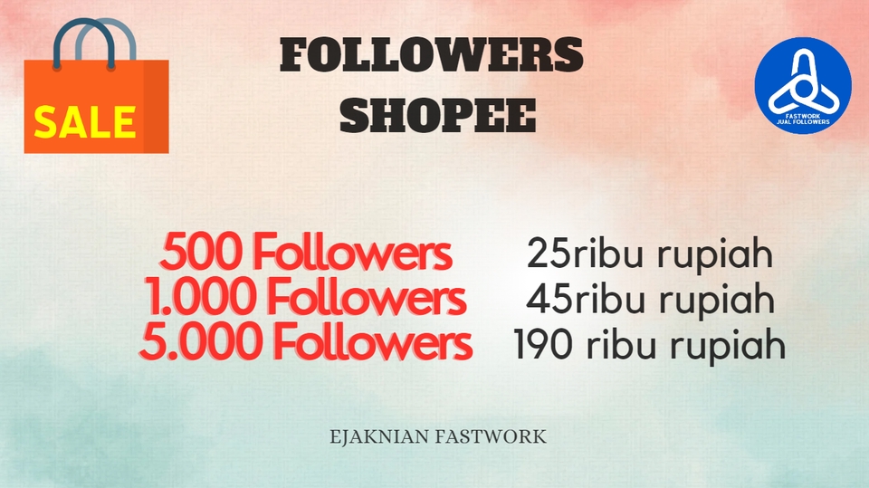 JASA FOLLOWERS SHOPEE GARANSI