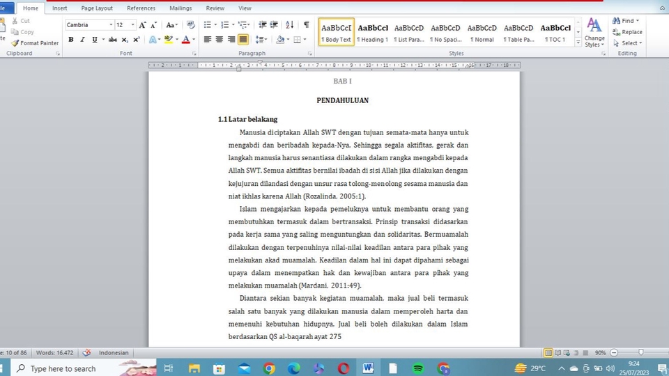 Jasa Ketik Mengetik dan Merapikan Dokumen