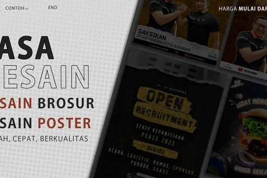 Desain Poster, Brosur, Banner dan lain-lain. Murah dan cepat, 1 hari jadi.