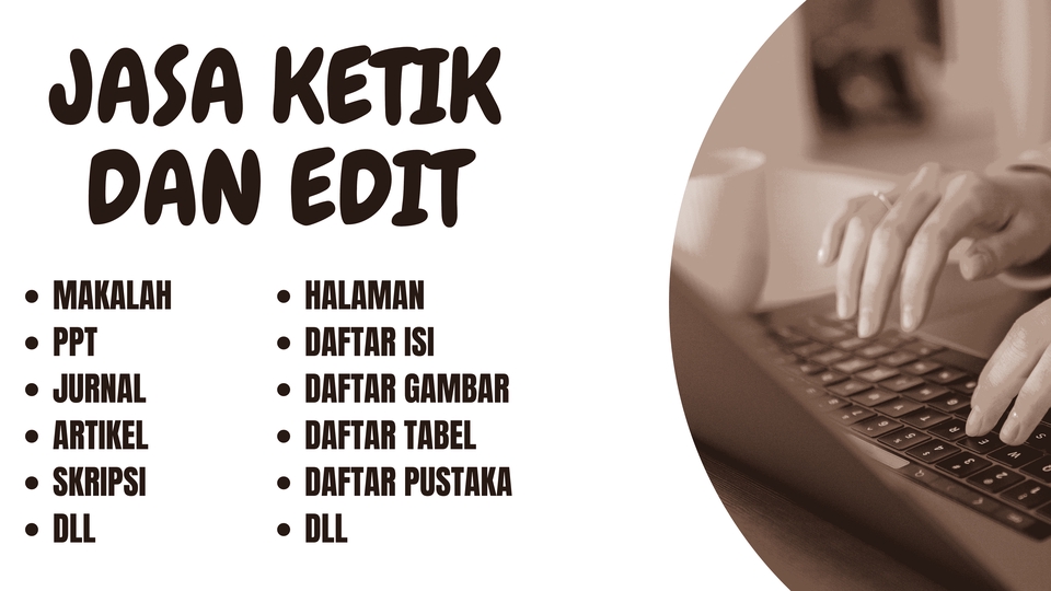 Jasa Ketik Murah dan Cepat