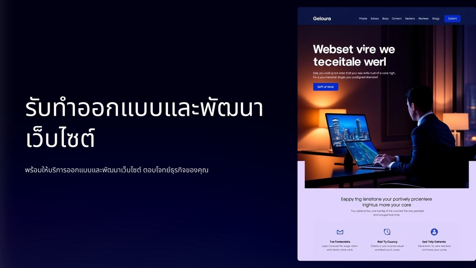 ออกแบบ UX/UI และพัฒนาเว็บไซต์ด้วย HTML และ Vue.js พร้อมจัดการดาต้าเบส ...