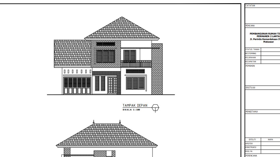 Jasa Pembuatan Gambar Kerja (DED)/Jasa Desain Arsitektur 2D, 3D dan RAB