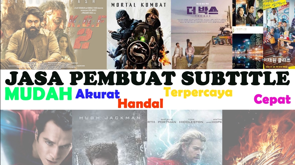 Subtitle Movie & Drama (Jasa Pembuat Subtitle Indonesia)