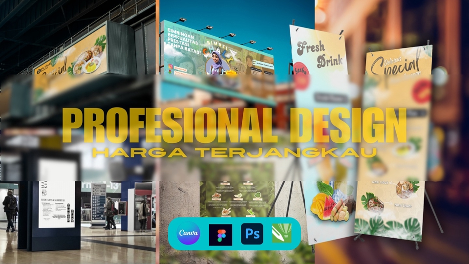 Desain Banner, Spanduk, Baliho & Billboard Cepat, Murah & Berkualitas!