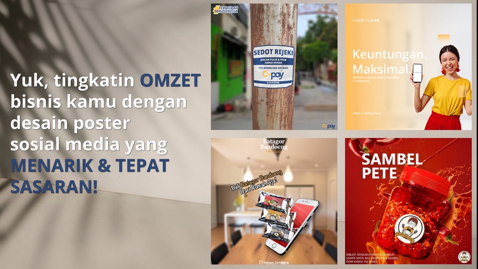 Desain poster sosial media untuk bisnis kamu agar branding dan ...