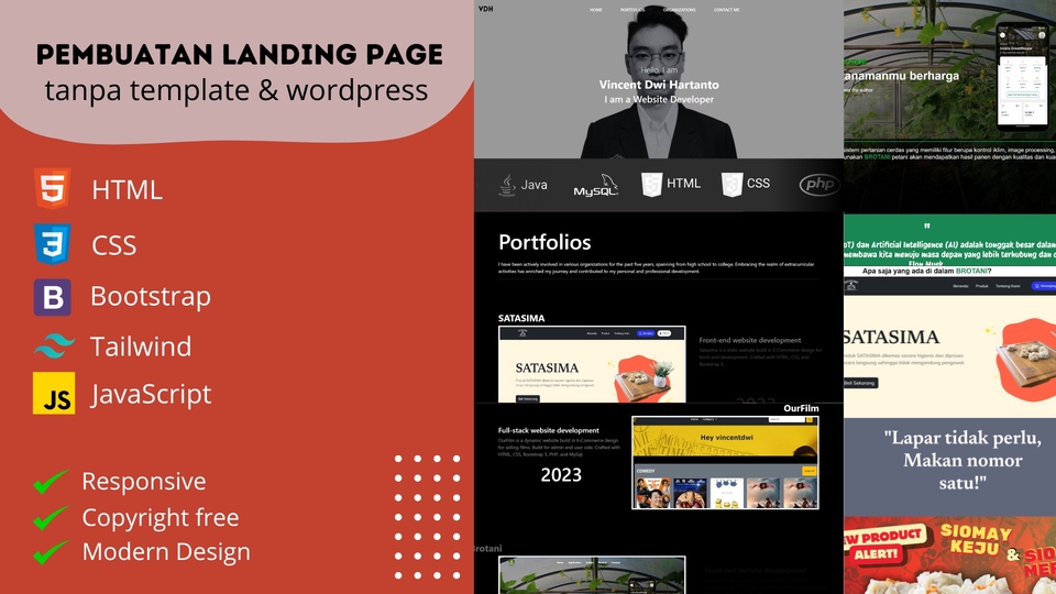 Pembuatan Landing Page