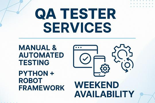 เขียน Test Case และสคริปต์อัตโนมัติ (Python + Robot Framework)