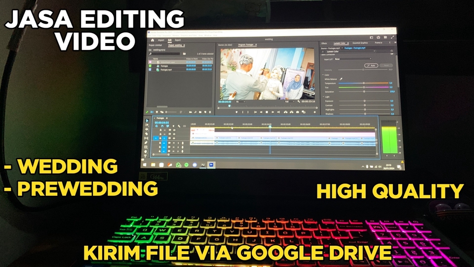 JASA EDITING VIDEO WEDDING / PREWEDDING