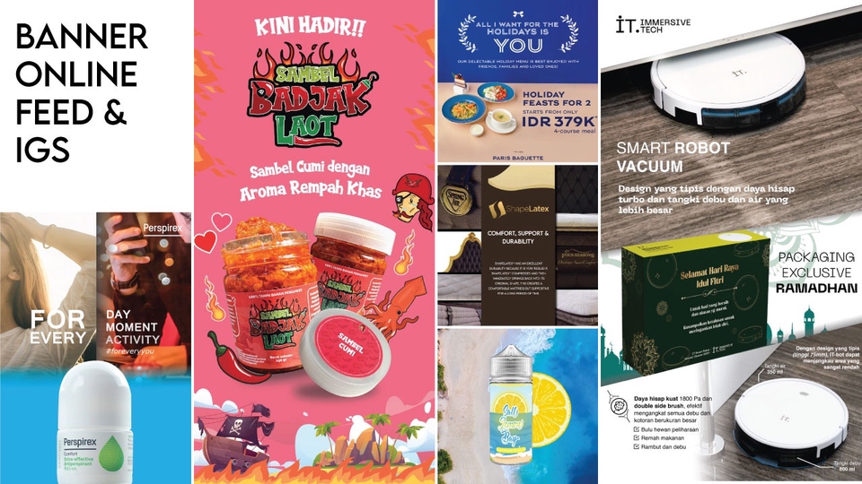 Banner Online media Sosial FEED & IGs