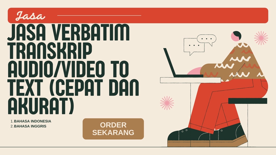 TRANSKRIP AUDIO/VIDEO TO TEXT (CEPAT DAN AKURAT)