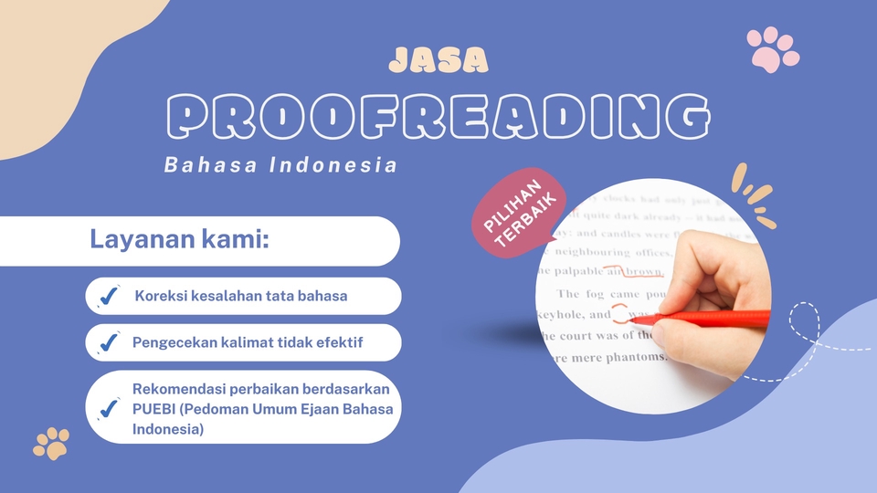 Jasa Proofreading Bahasa Indonesia
