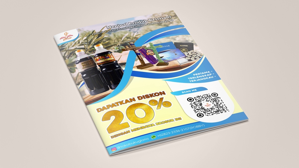 DESAIN BROSUR ( Digital maupun Offset )