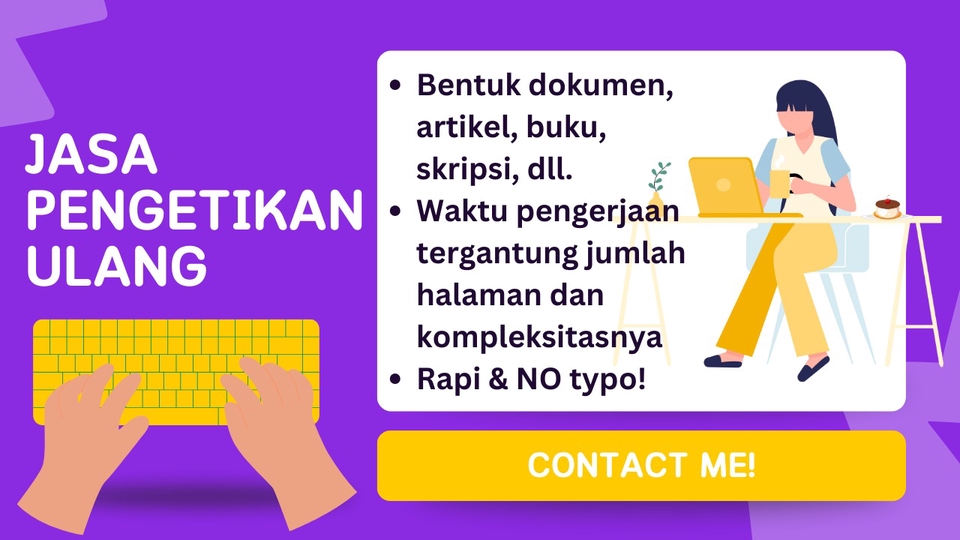 Jasa Pengetikan Ulang Dengan Ms. Word : Cepat, Rapi, No Typo