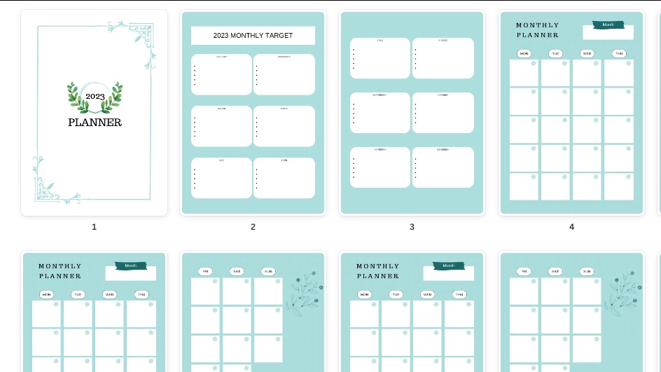 PLANNER AND JOURNAL DIGITAL PRINTABLE