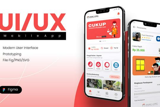 Desain UI & UX untuk aplikasi mobile dengan tampilan yang Menarik ...
