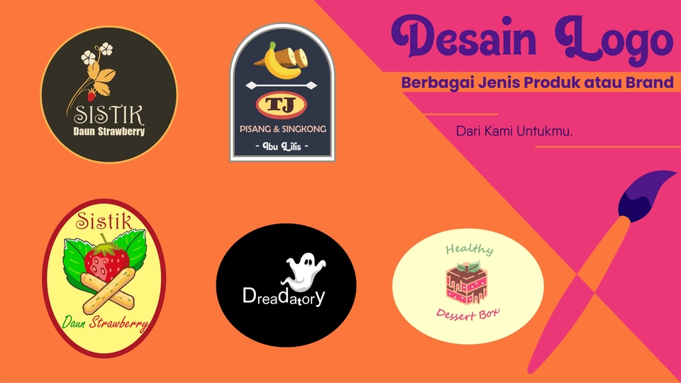 Desain Logo Berbagai Jenis Produk atau Brand
