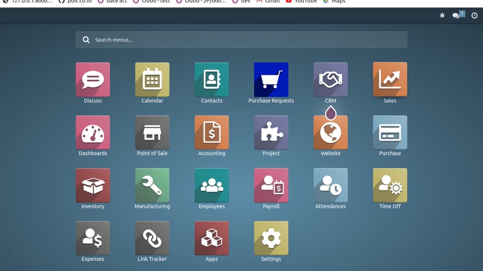 Pembuatan Web - Sistem Odoo ERP