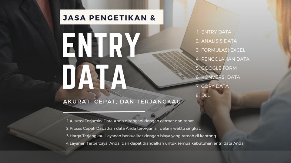 Entri Data Tanpa Ribet : Akurat, Cepat, dan Terjangkau