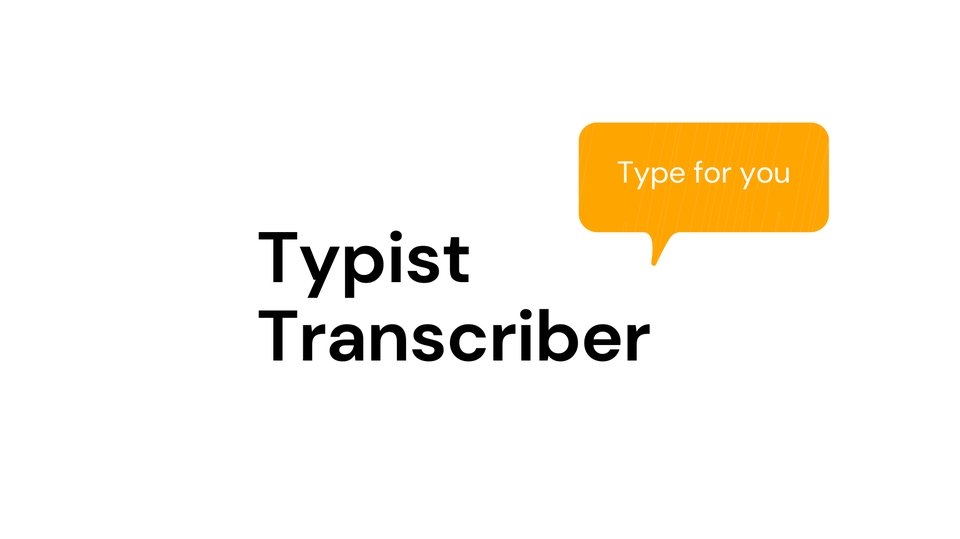 Copy Typing / Transcriptions