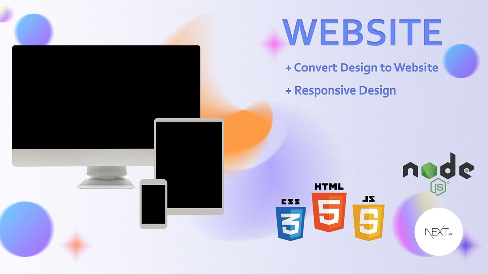 Convert Design to Website