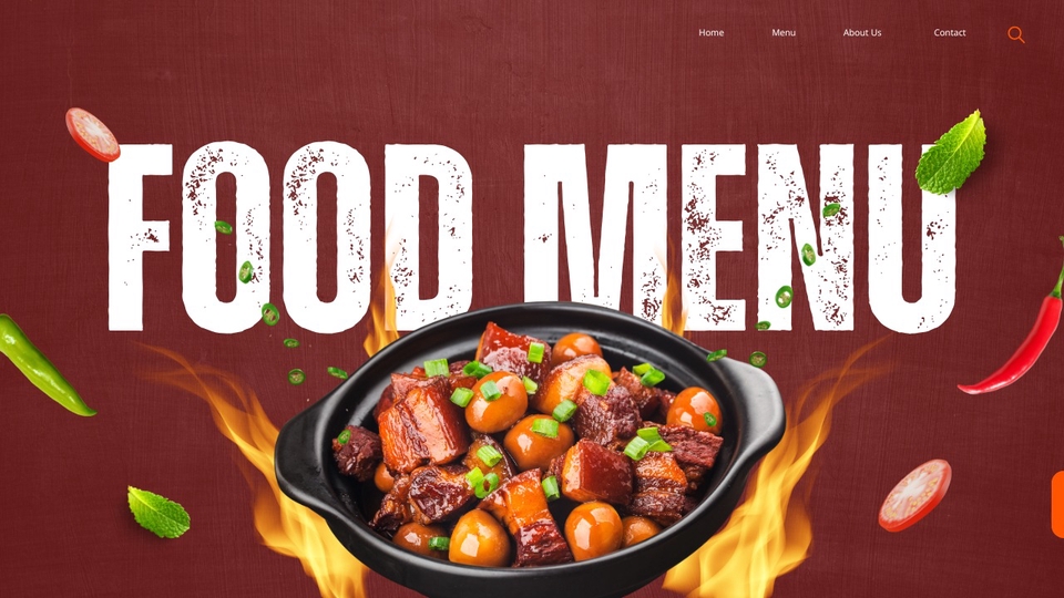 Template Desain Menu Makanan Elegan & Profesional