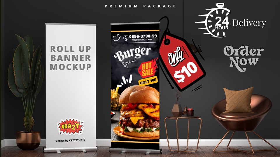 Banner, XBanner, Roll up Banner, Spanduk