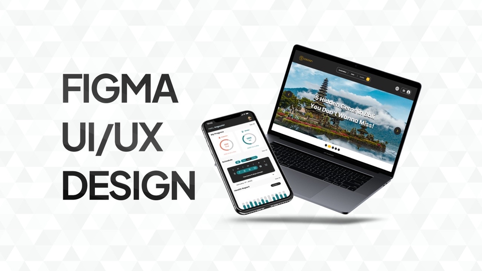 FIGMA UI/UX DESIGN UNTUK MOBILE APP DAN LANDING PAGE WEBSITE
