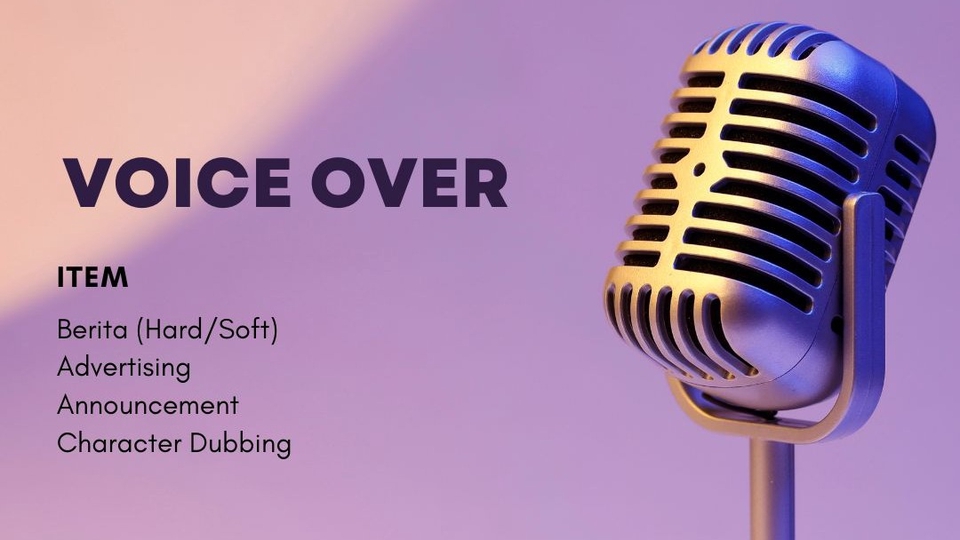Voice Over Berbagai Suara