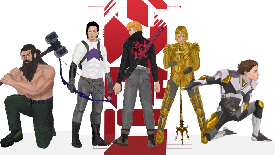 Desain Karakter Illustrasi Fan Art Original Karakter