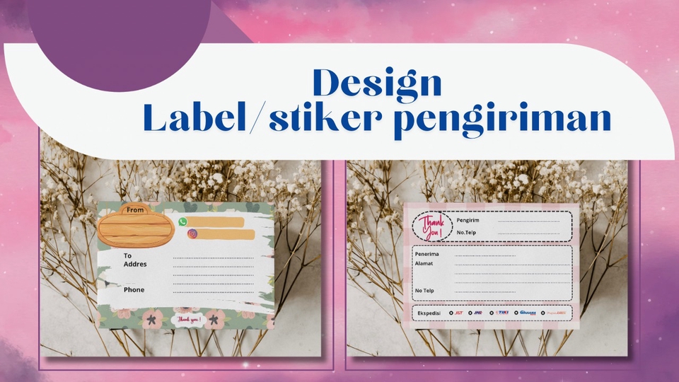Label Pengiriman Olshop