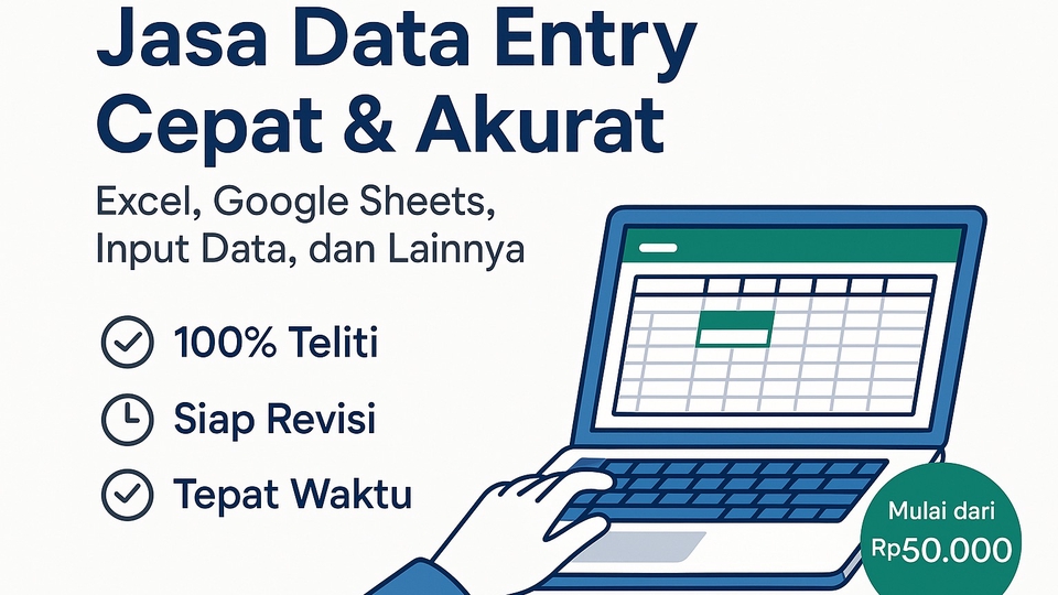 Jasa Data Entry Cepat, Akurat, dan Terjangkau – Siap Bekerja Full Time!