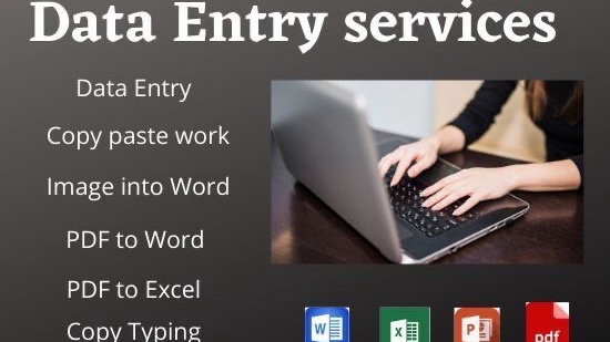 Jasa Entri Data, Copy-Paste, Manual Typing Convert PDF to Word