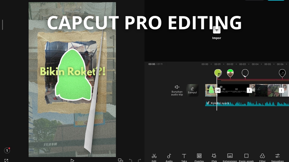 Video Editing Capcut Pro / Buat Lighting Keren/Color Grading