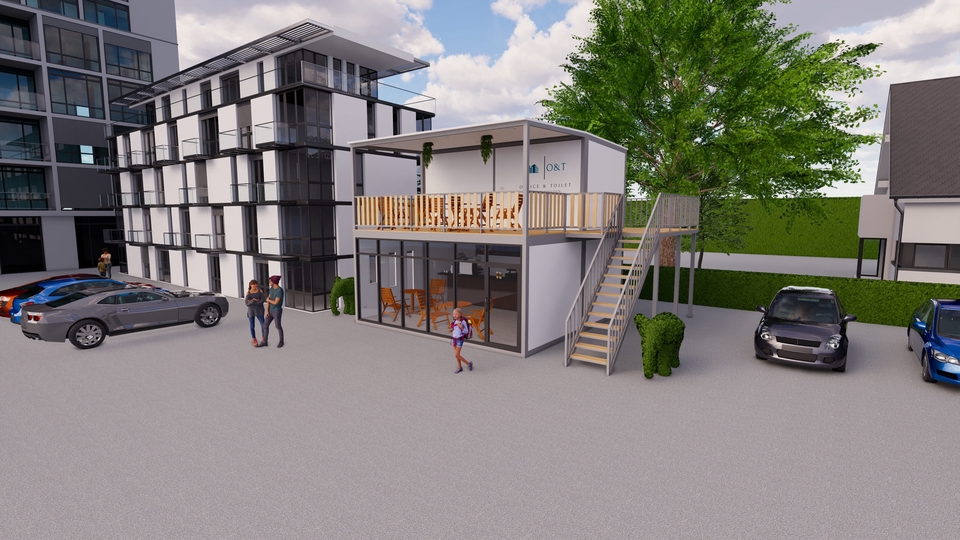 3D perspective exterior
