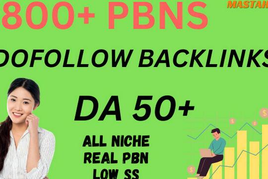 Jasa Backlink PBN 800 Post Dengan DA 50+ Permanen Efek Joss