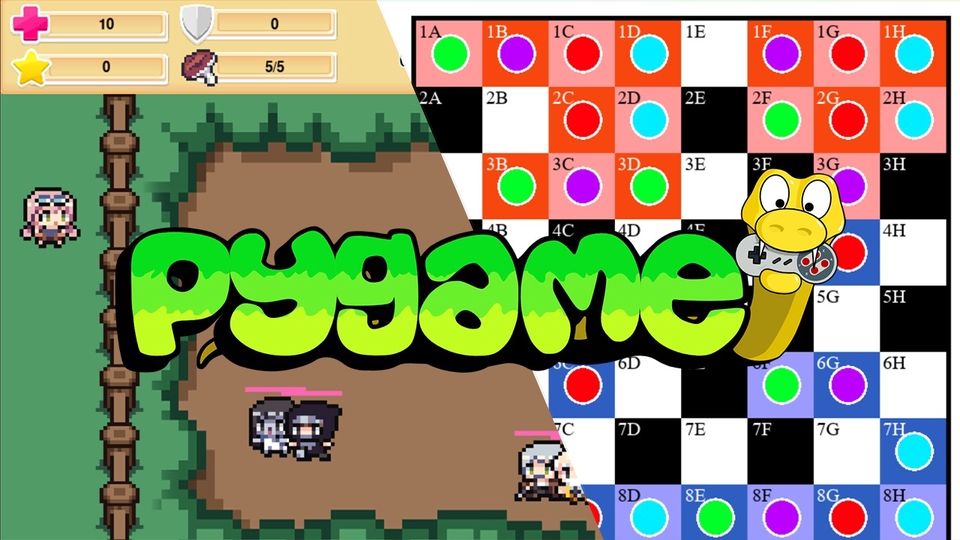 สร้างเกมด้วย pygame